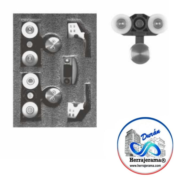 BRUKEN KIT PARA PUERTA CORREDIZA CARGA MÁXIMA DE 70KG. MX66270 ...